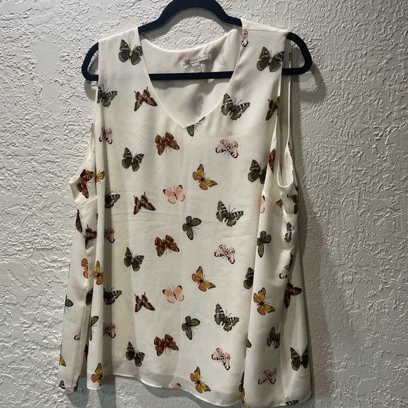 Cato | Tops | Cato Butterfly Tank Top | Poshmark